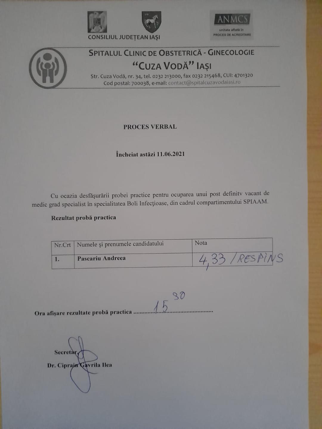 SPITAL CUZA VODA IASI